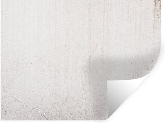 Muurstickers - Sticker Folie - Beton - Muur - Wit - 80x60 cm ...