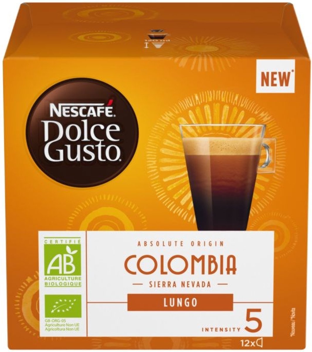 Nestle Nescafé Lungo Dolce Gusto Colombia Koffiecapsule 12 stuk(s) | bol