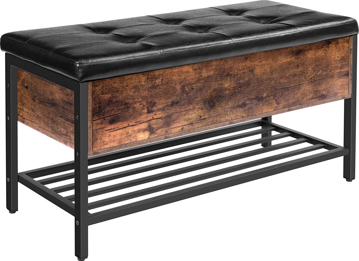 Premium Zitbank - Schoenenbank met Zitting - Schoenenkast - Gevoerde ...