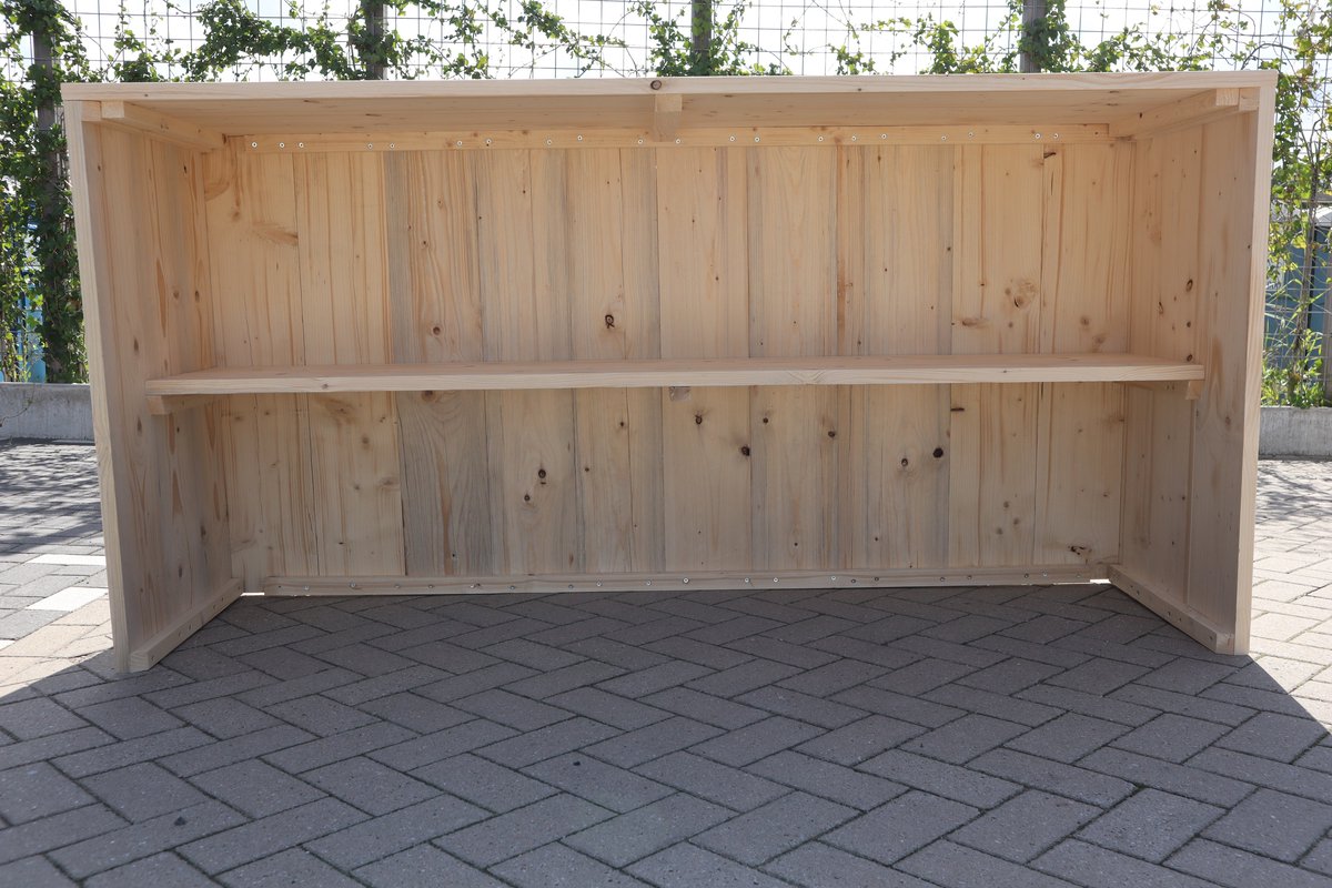 Balie “Roma Luxe” van nieuw steigerhout – Steigerhouten bar – Toog van ...