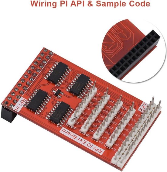 GPIO Extension Board - Multifunctionele 8-bit IO 32 GPIO-uitbreiding ...