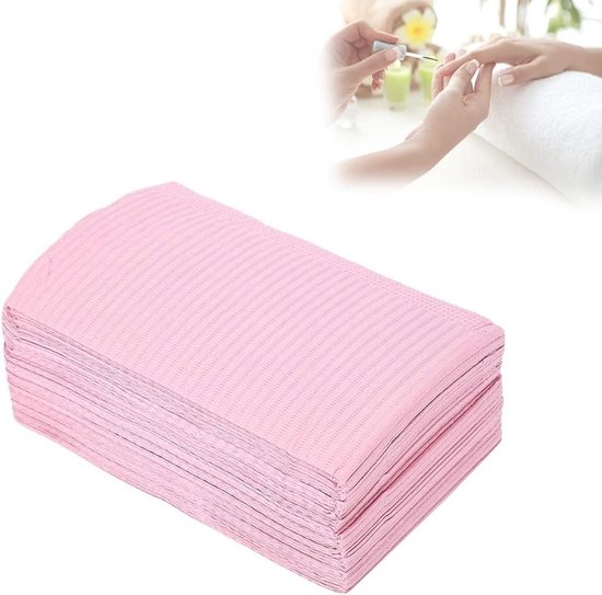 Manicure Table Sets - 125 Units Waterproof Soft Disposable Nail Art Mat ...