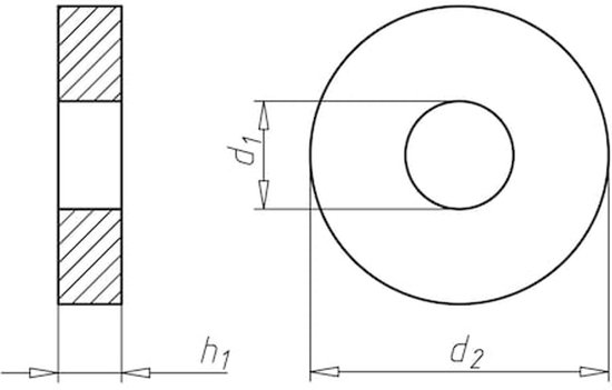 Wurth - Entretoise, acier brillant, tolérance selon DIN 522 - Bague d'écartement - x... | bol