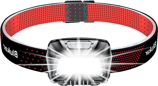 Oplaadbare hoofdlamp 2000 lumen superhelder licht - krachtige led zaklamp met... | bol