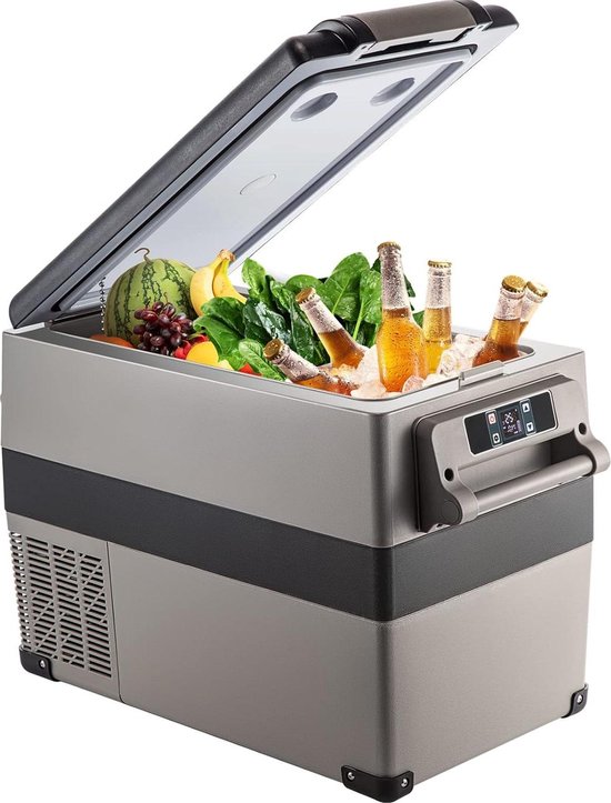 Draagbare koelkast met compressie 45 l - autokoelkast - 693 x 345 x 456 mm -... | bol