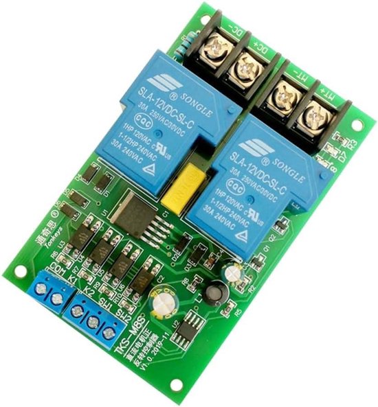 Motor forward and reverse control plate 30A 12V 24V DC motor driver modular circuit board | bol