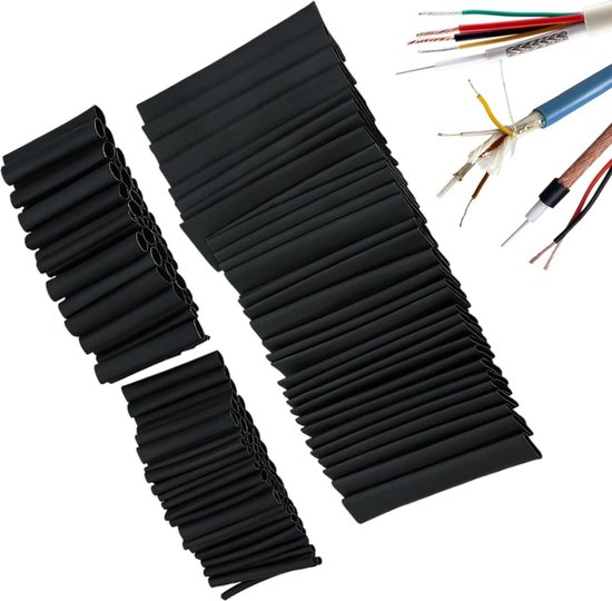 Heat Shrink Tubes 127X - Industrial Wire Connector Wrap Tube ...