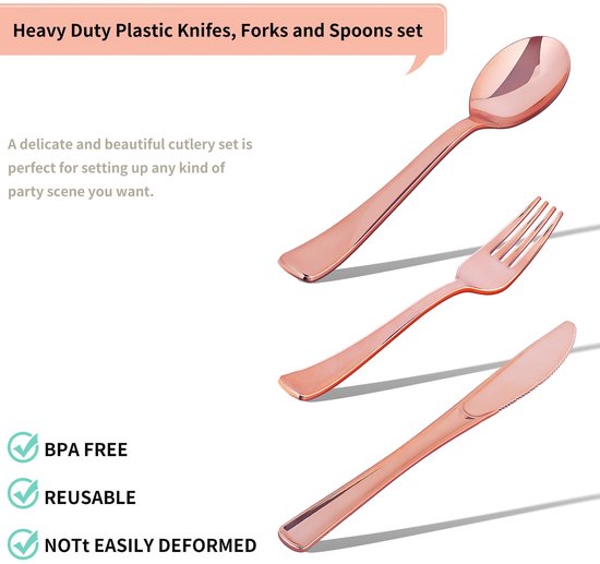 Nkaiso 141 Delig Party Servies, Roze Goud Verjaardagen Decoratie ...