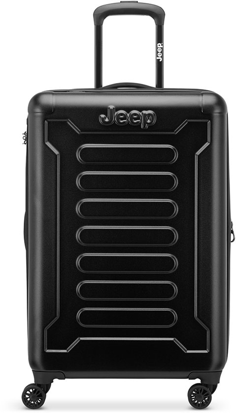 Jeep Koffer Medium 68 cm Expandable Black | bol