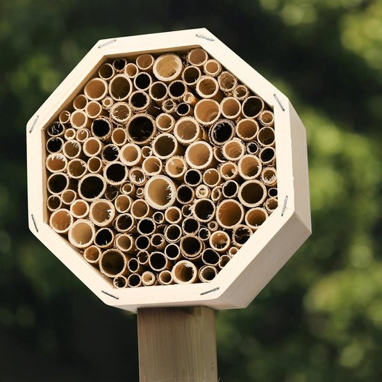 15 x 9 x 15 cm houten bijenhuis insectenhotel voor tuin en balkon ...