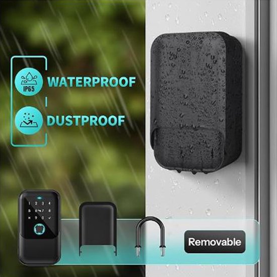 Key Lock Box for House Keys, Smart Wall Mounted Key Box for Outside ...