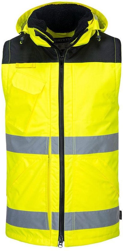Portwest Pro Hi-Vis 3-in-1 jack C469 - Geel/Zwart - L | bol