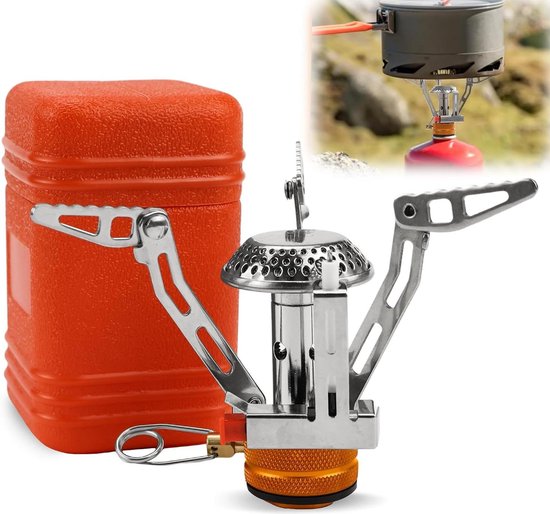 Gasfornuis voor camping - 3000 W gasfornuis ultralichte gasbrander ...