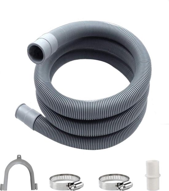 Afvoerslang voor droger en wasmachine (2 m) - afvoerslang verlenging ...