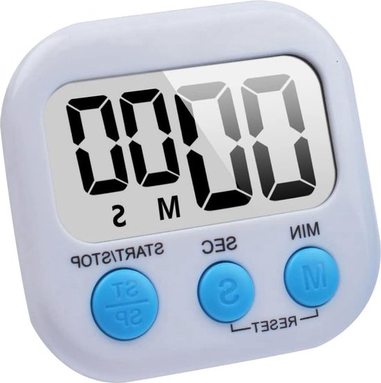 Digitale Keukentimer - Voor Bakken en Studie - Wit | bol