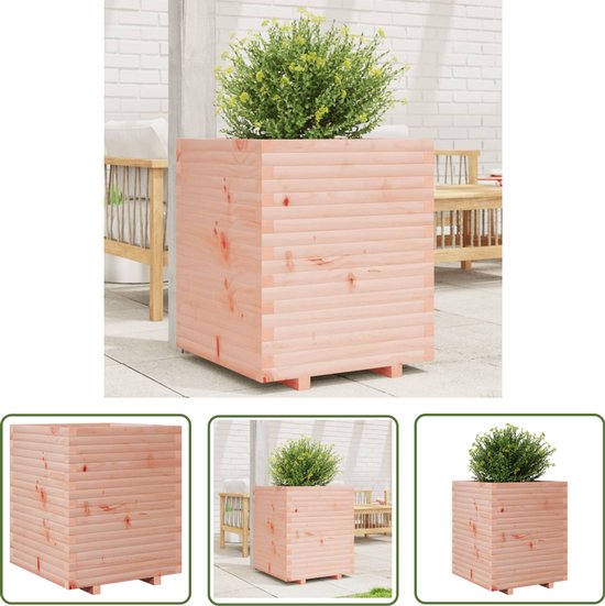 The Living Store Plantenbak 60x60x72 cm massief douglashout - Plantenbak - Houten... | bol