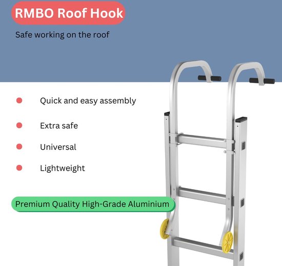 RMBO - Nokhaak - Dakhaak voor ladders - 95 cm lang - Universeel | bol