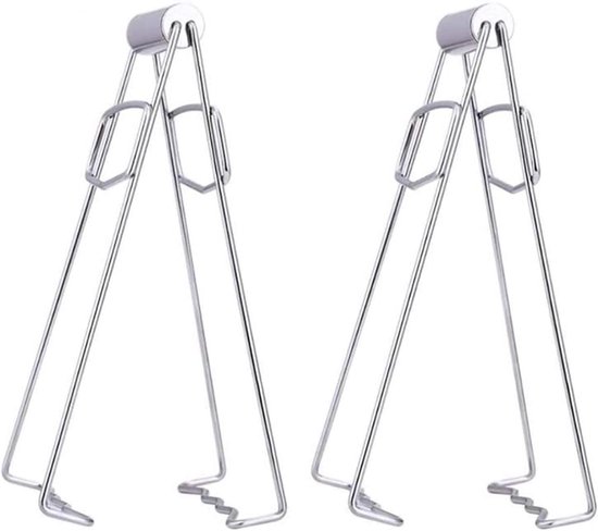 RVS Bowl Pot Pan Plaat Schotel Gripper Clip 2 STKS - Hot Dish Lifter ...