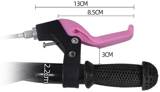 Feriuzymix Kinderen Fiets Remhendel 22.2mm Klem Diameter Handrem Hendel ...