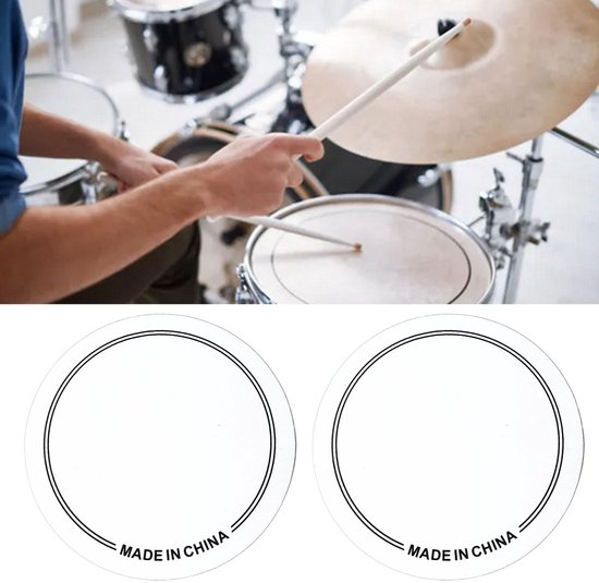 2PCS Drum Head Patch, Bass Drum Single Pedal Patch Drum Head Drum Percussie Instrument... | bol