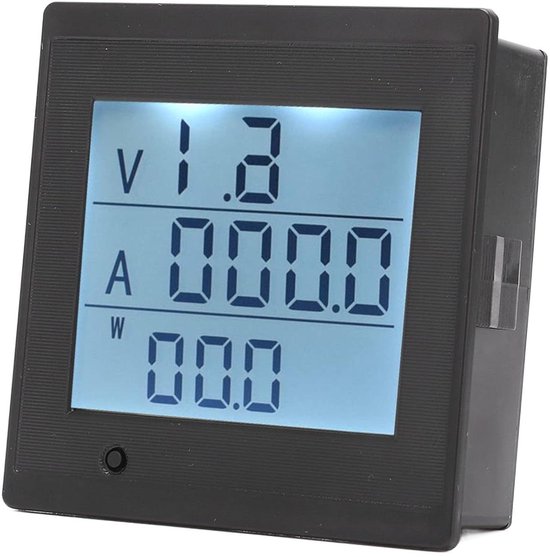 Elektriciteitsstroommeter Digitale Voltmeter LCD-scherm Stroommeter DC ...