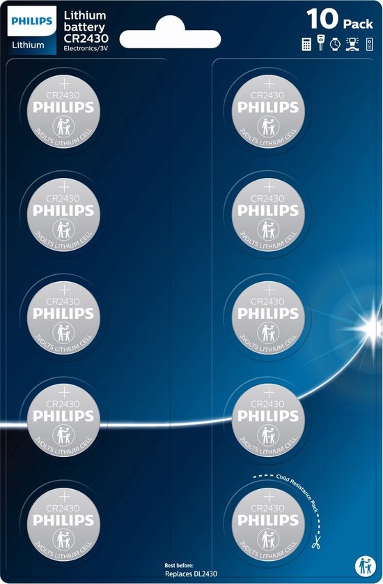 CR2430 - Knoopcel batterijen 10 stuks | bol
