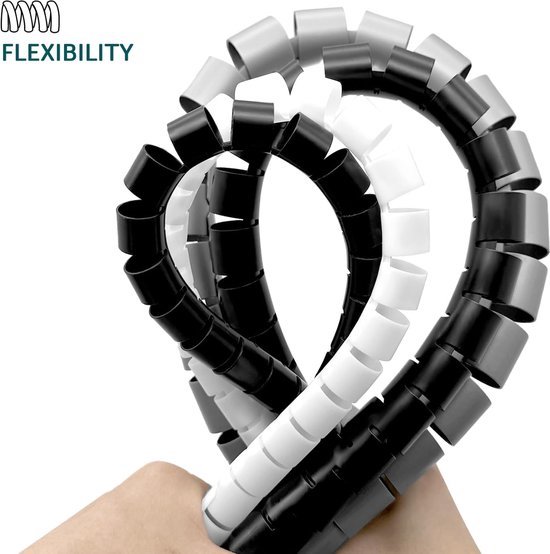Kabelslang Kabel Management Sleeve, shinfly 3m/9.8ft flexibele ...