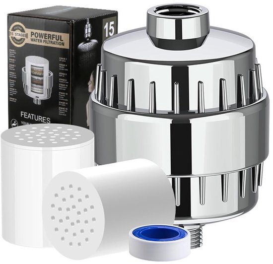 Douche filter - 3 stuks - Premium Universele Douchefilter - 20 Stage ...