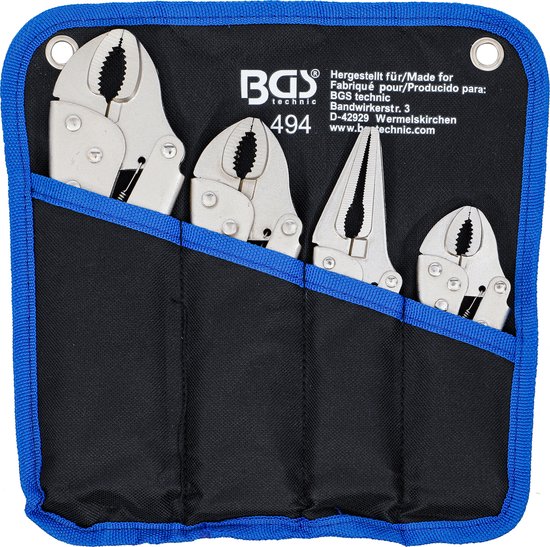 Griptang - Griptangenset - Tangenset - 4-delig -in etui - Griptangen ...