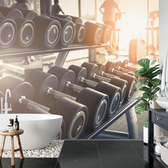 Fotobehang Halters In De Sportschool 3D | bol