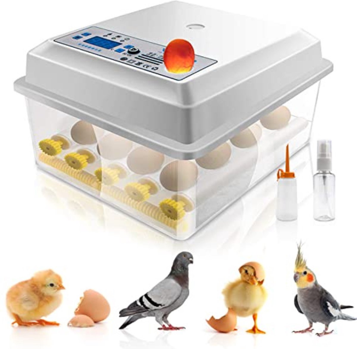 Broedmachine voor eieren - Broedmachine Automatisch - Incubator - Broedmachine Voor Kippen | bol.com
