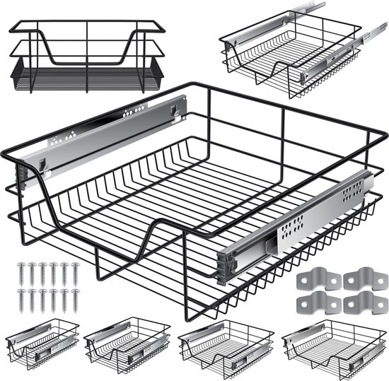 KESSER® Keukenlade / Telescopische lade / Keukenkast / Mand uittrekbaar ...