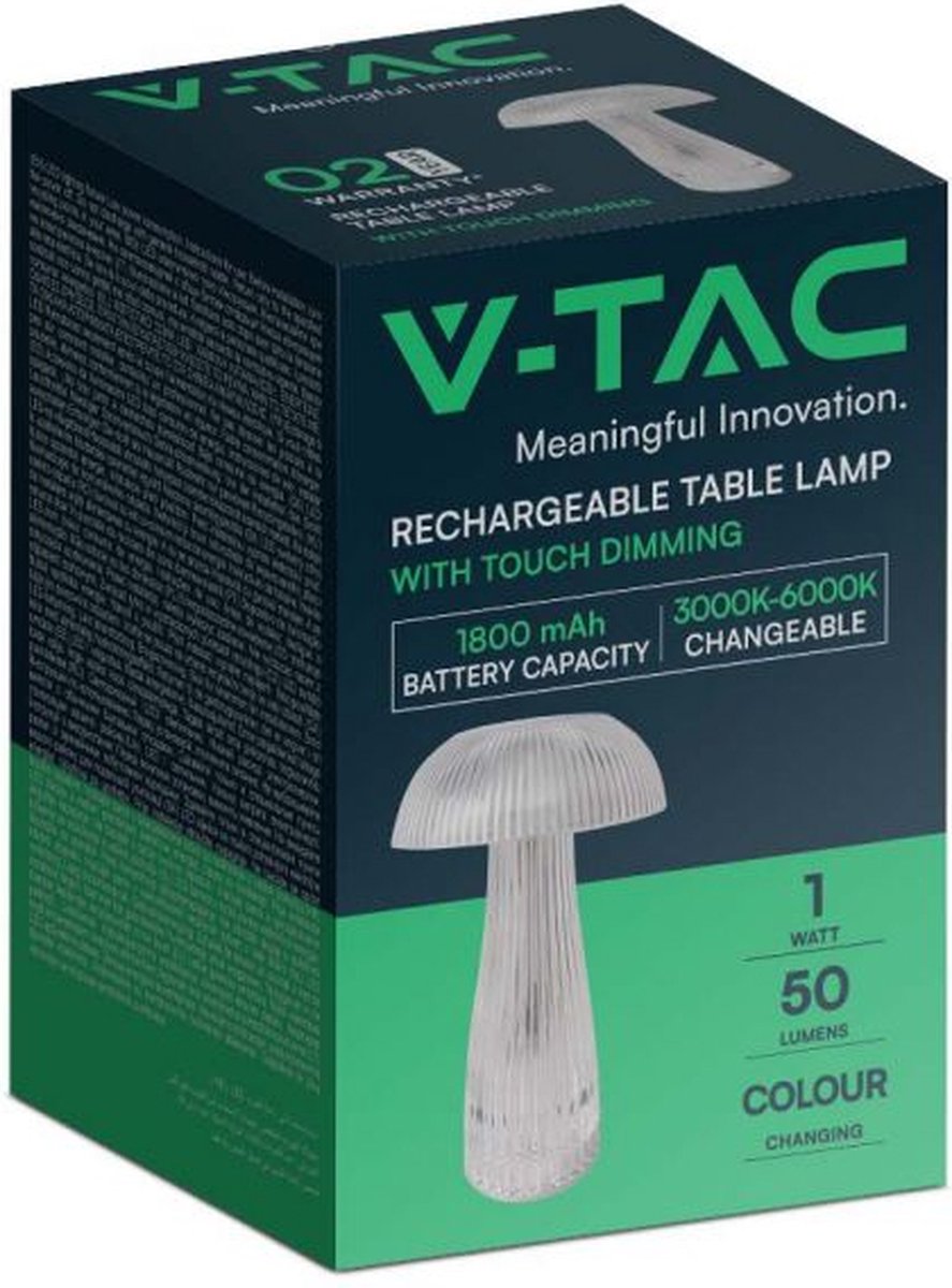 V-tac VT-1040 LED Tafellamp - 160x250mm - Verstelbare lichtkleur ...