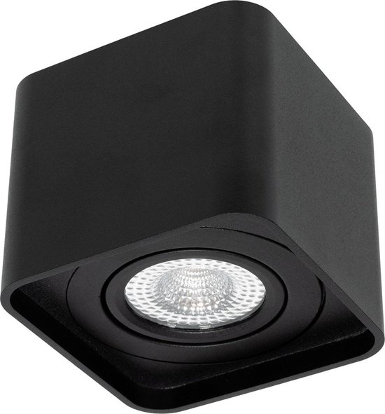 LED opbouwspot Zwart - Dimbaar - 5 Watt - 2700K Extra Warm Wit - IP44 ...