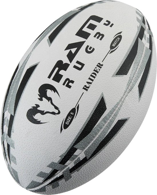 RAM Rugby 15x Raider Match 2.0 bal + Ballenzak, topkwaliteit RAM Rugby ...