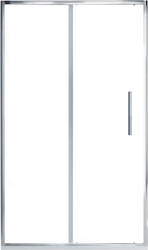 Shower & Design Douchedeur in industriële stijl - Chroom - 120 x 195 cm ...