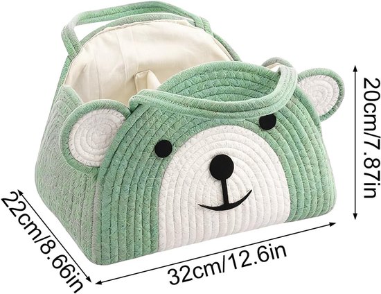 Luier Organizer - Baby Opslag - Babykamer Inrichten - Handgeweven ...