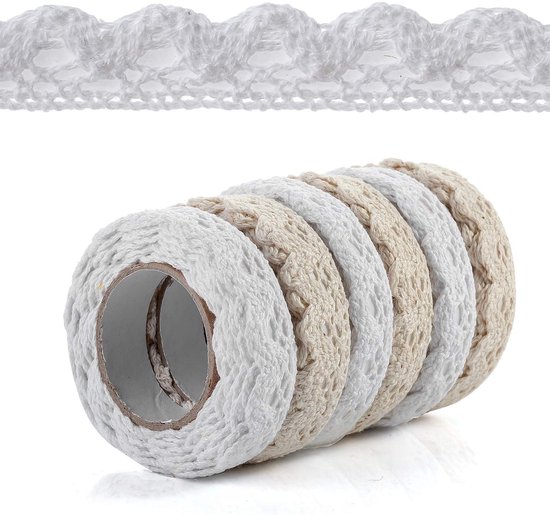 Dailygoods- Kantlint Set van 6 Rollen - Zelfklevend - Decoratief Lint ...