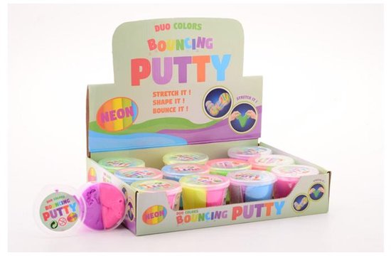 Bouncing duo putty neon kleuren | bol