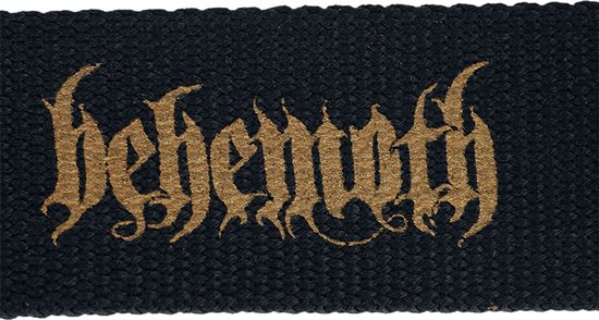 Behemoth Logo Riem zwart Polyester - Band merch, Bands | bol