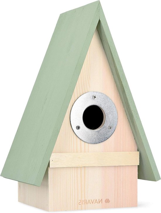 Wooden Garden Birdhouse - Small Nesting Box for Small Birds - Robins ...