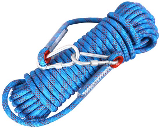 Klimtouw voor buiten, rotsklimtouw, reddingslijn voor brandbestrijding ...