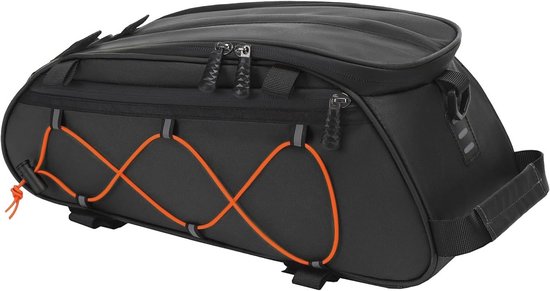 Fietsenrek Tas met 2 Afneembare Fietstassen - Waterdichte Fietskoffer ...