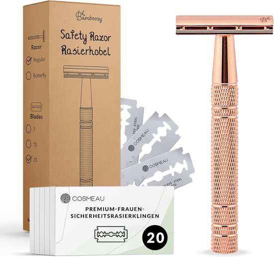 Veiligheidsscheermes voor Dames - Duurzaam Aluminium Scheermes voor ...