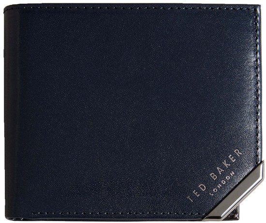 Ted Baker Leren Portemonnee Kornerr Metal Corner Bifold Coin Wallet ...