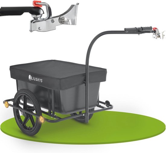 Fietskar 90 liter - Flexibele Transportkar voor Fiets | bol