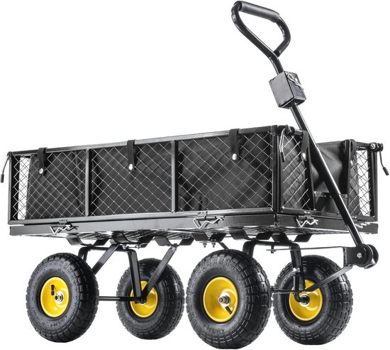 Multifunctionele Tuin- en Transportwagen met Afneembaar Zeil ...