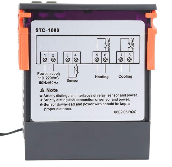 Digitale Temperatuurregelaar STC-1000 110-220V met Temp Sensor en ...