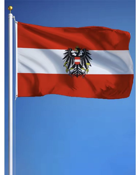 CHPN - Vlag van Oostenrijk - Oostenrijkse vlag - 90/150CM - Landenvlag - Austria - Flag | bol