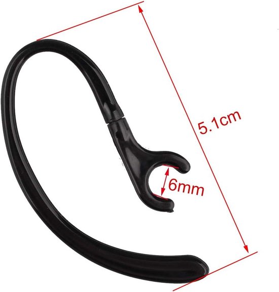 Bluetooth Headset Oorstukje Ontvanger Clip 360 Graden Draaien Klem ...